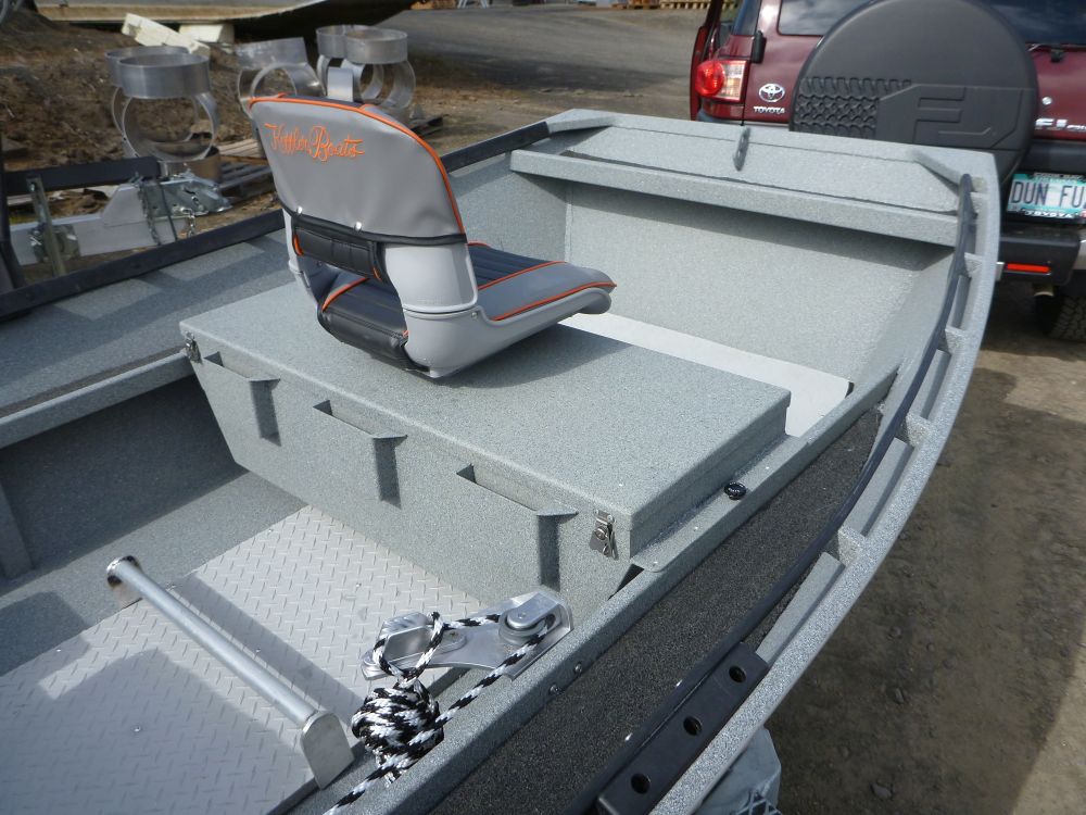 Small Aluminum Fishing Boat - White Water Prams made by Koffler Boats ...