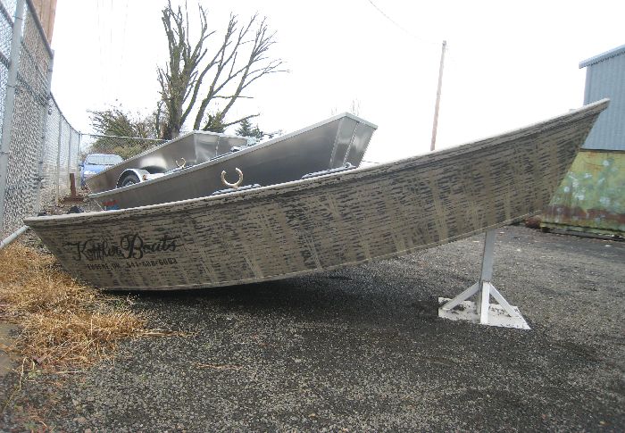 Small Aluminum Fishing Boat - White Water Prams made by Koffler Boats ...