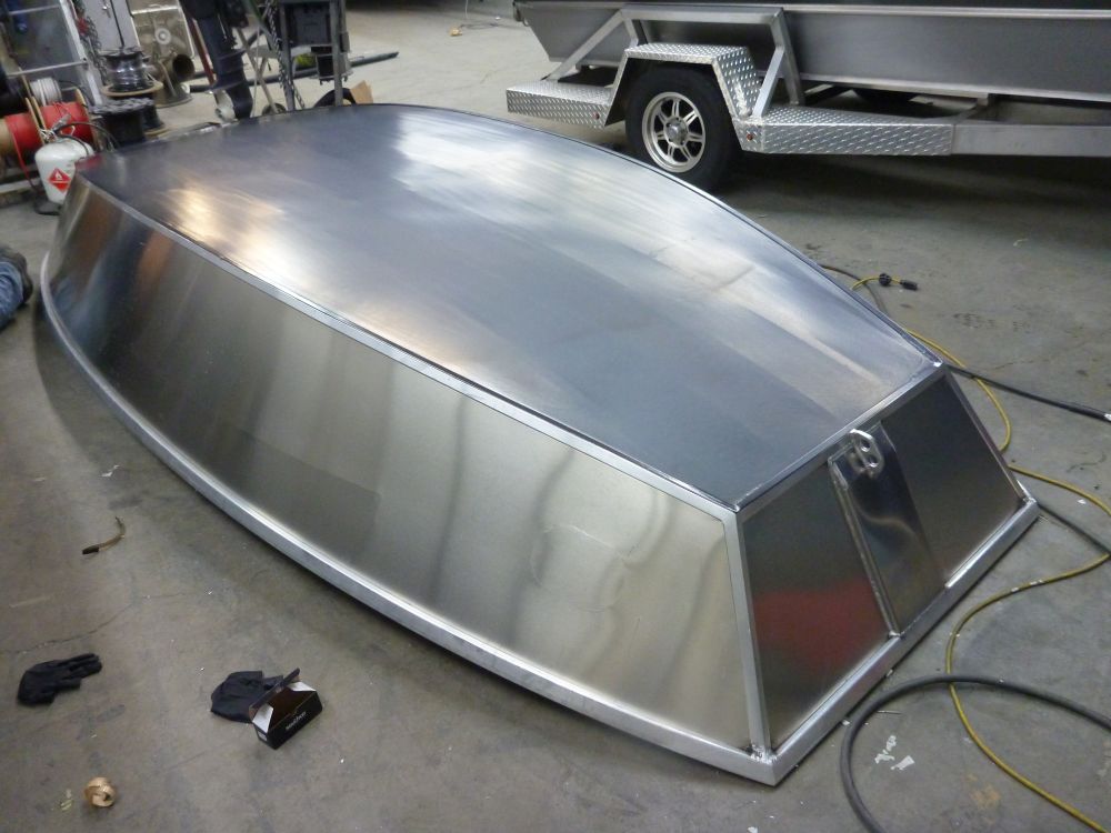 Small Aluminum Fishing Boat - White Water Prams made by Koffler Boats ...
