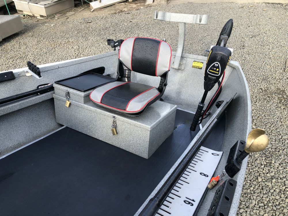 Small Aluminum Fishing Boat - White Water Prams made by Koffler Boats ...