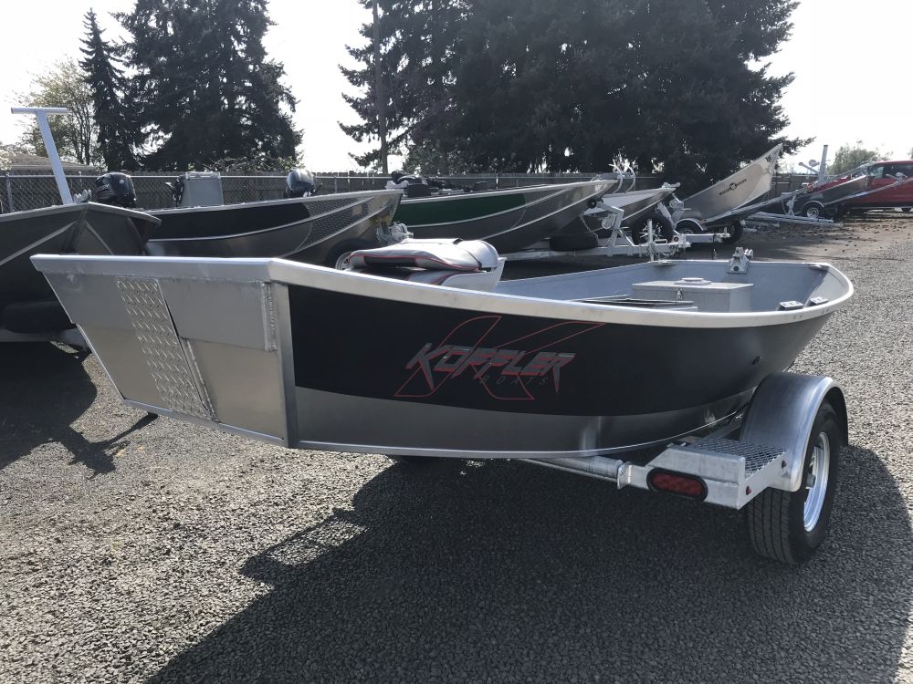 Small Aluminum Fishing Boat - White Water Prams made by Koffler Boats ...