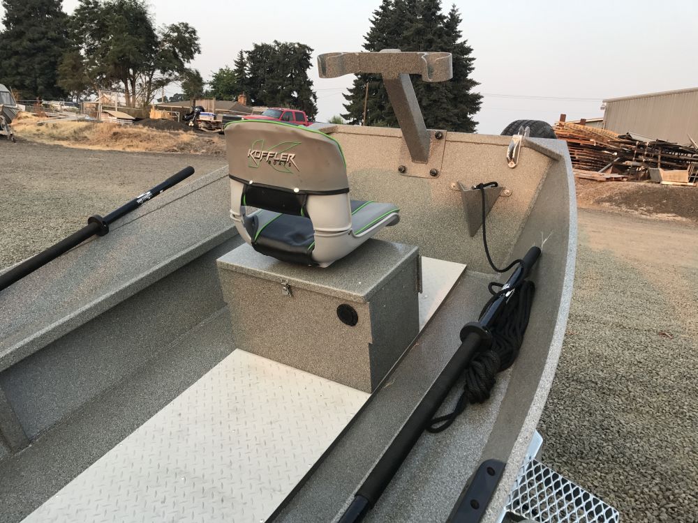 Small Aluminum Fishing Boat - White Water Prams made by Koffler Boats ...